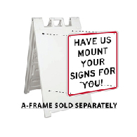Portable Sign Stands | Metal Sign Post | StopSignsandMore.com