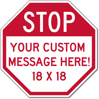 Stop Sign Clipart Custom Name Printable Free Stop Sign