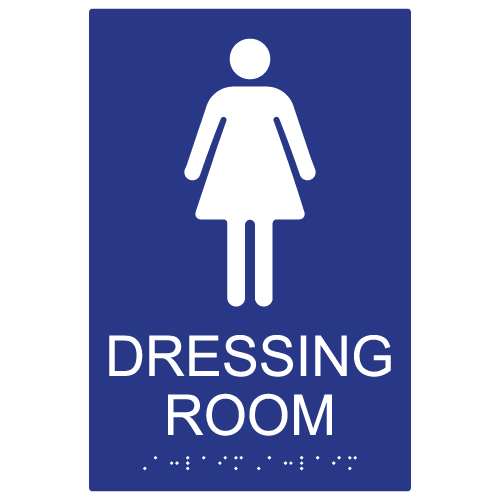 ADA Womens Dressing Room Sign - 6x9 | StopSignsandMore.com