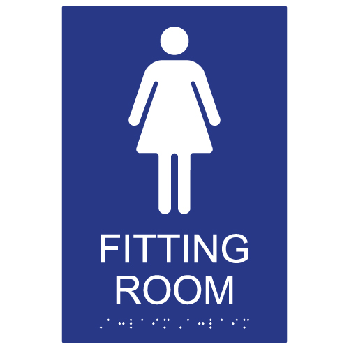 ADA Womens Fitting Room Sign - 6x9 | StopSignsandMore.com