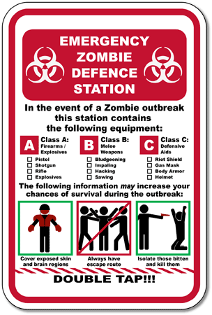 Cool Zombie Signs
