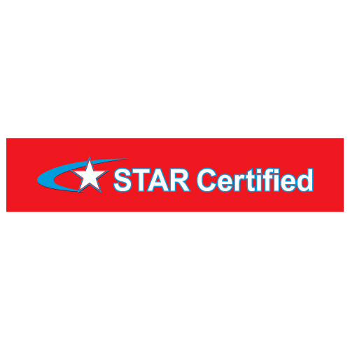 STAR Certified Label - 24x5.25 (Package of 2) | StopSignsandMore.com
