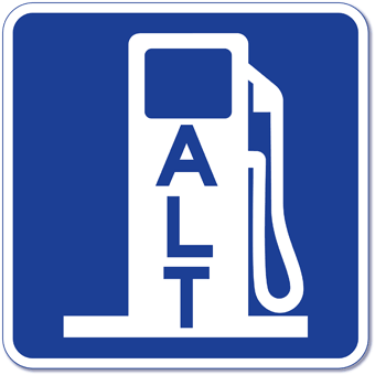 G66-22J (CA) Alternative Fuel Sign - 18x18 | StopSignsandMore.com