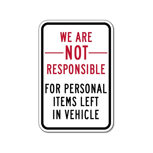 Responsibility Sign