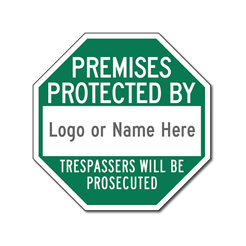 Customized Security STOP Sign for Sale - 12x12 | StopSignsandMore.com
