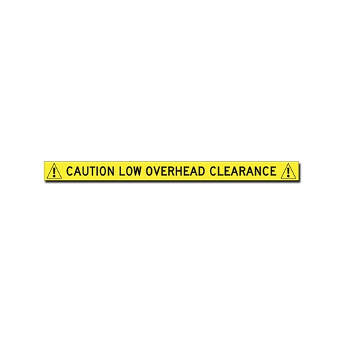 Low Overhead Clearance Signs