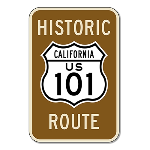 Historic 101 Highway Signs