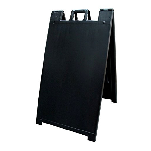 Portable Two-Sided A-Frame Sign Holder - Fits Signs Up To 24X36 - Black ...