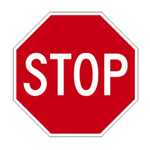 B-Stock: 24x24 Engineer Grade Reflective STOP Sign | StopSignsandMore.com