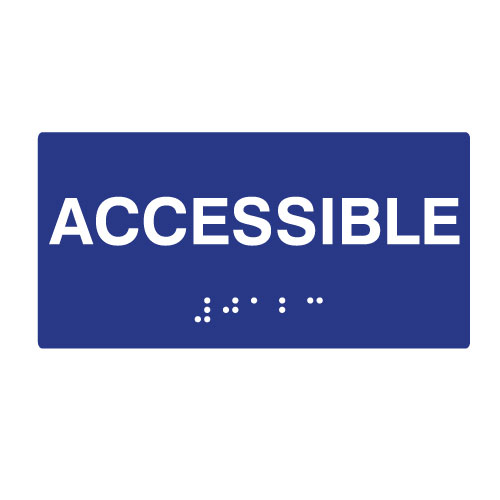 ADA Compliant Accessible Sign - 6x3 | StopSignsandMore.com