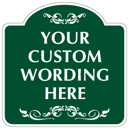 Mission Style Semi-Custom Decorative Sign - 18x18 | StopSignsandMore.com