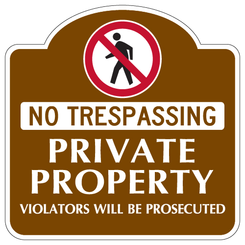 Decorative Private Property Signs Private Property No Trespassing Sign