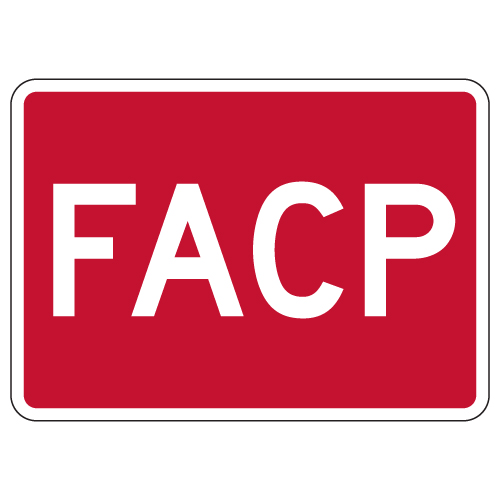 Fire Alarm Control Panel (FACP) Sign - 14x10 | StopSignsandMore.com