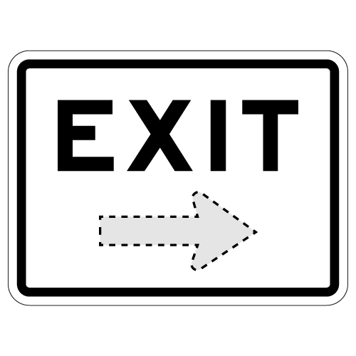 Exit Sign Clipart