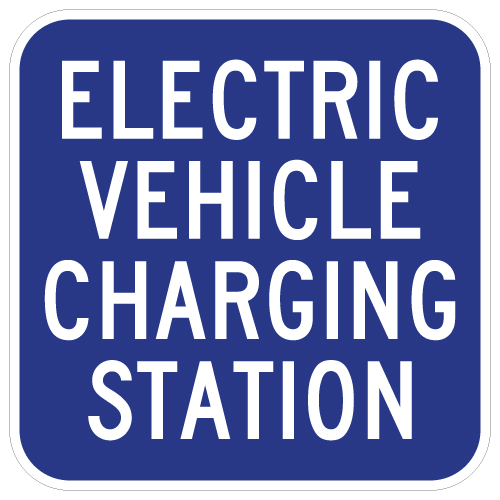 D9-11BP Electric Vehicle Charging Station Sign 18x18 | StopSignsandMore.com