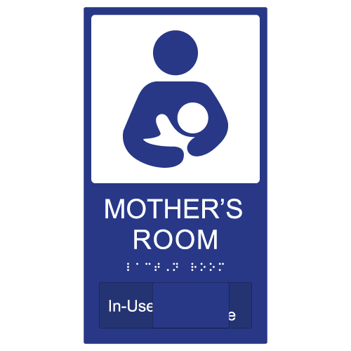 ADA Compliant Mother's Room Sign with In-Use Slider - 6x11 | StopSignsandMore.com