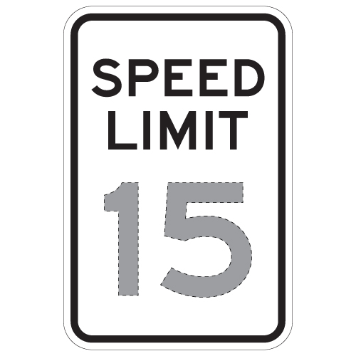 Diamond Grade Speed Limit Sign - 12x18 - Choose the Speed Limit ...