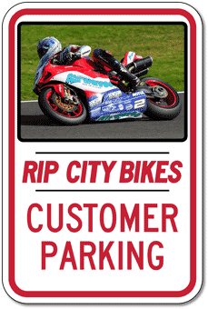 Design Your Own Full Color Custom Parking Sign - 12X18 ...