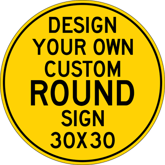 Custom Round Sign Wall Hangings Home & Living Home Décor etna.com.pe